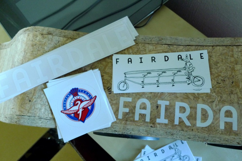 Oh yeah, free Fairdale stickers! | Fairdale Bikes
