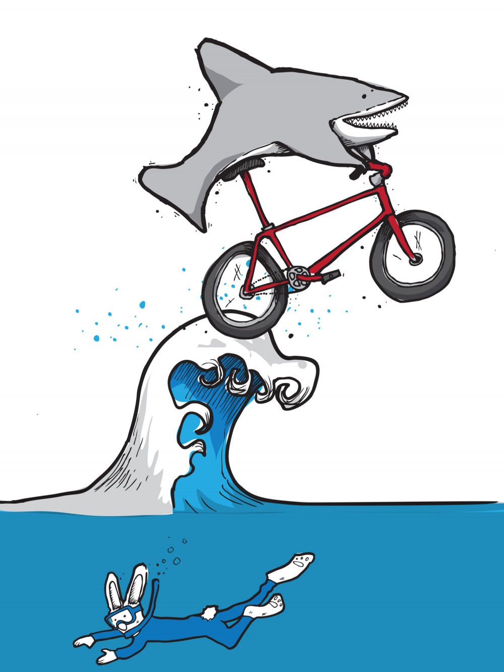 Sharks can ride and some Gnus | Fairdale Bikes